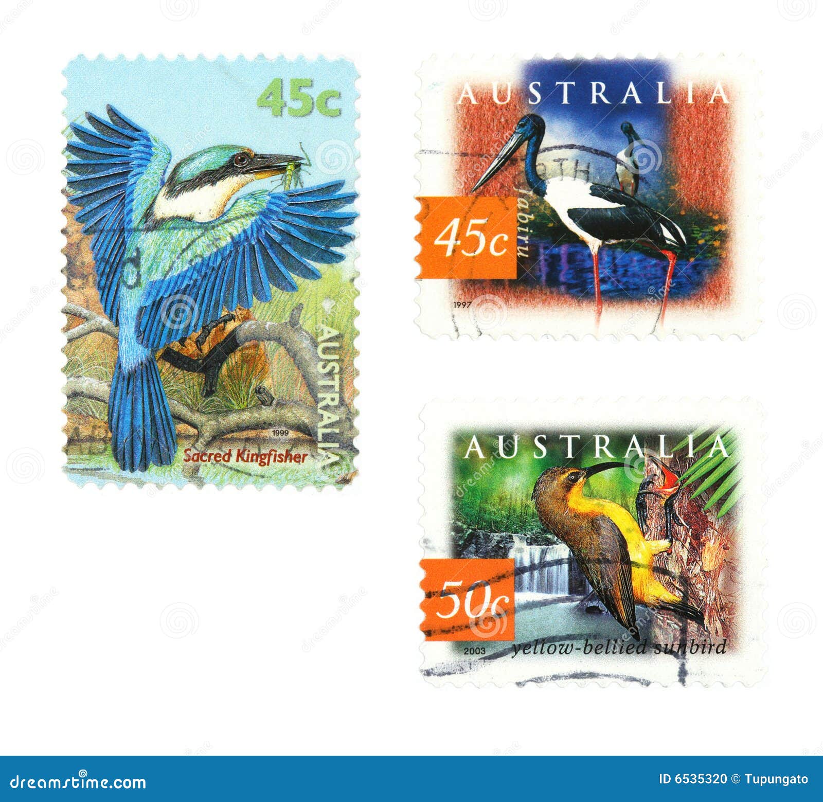 Birds stamps editorial image. Image of historic, postmark - 6535320