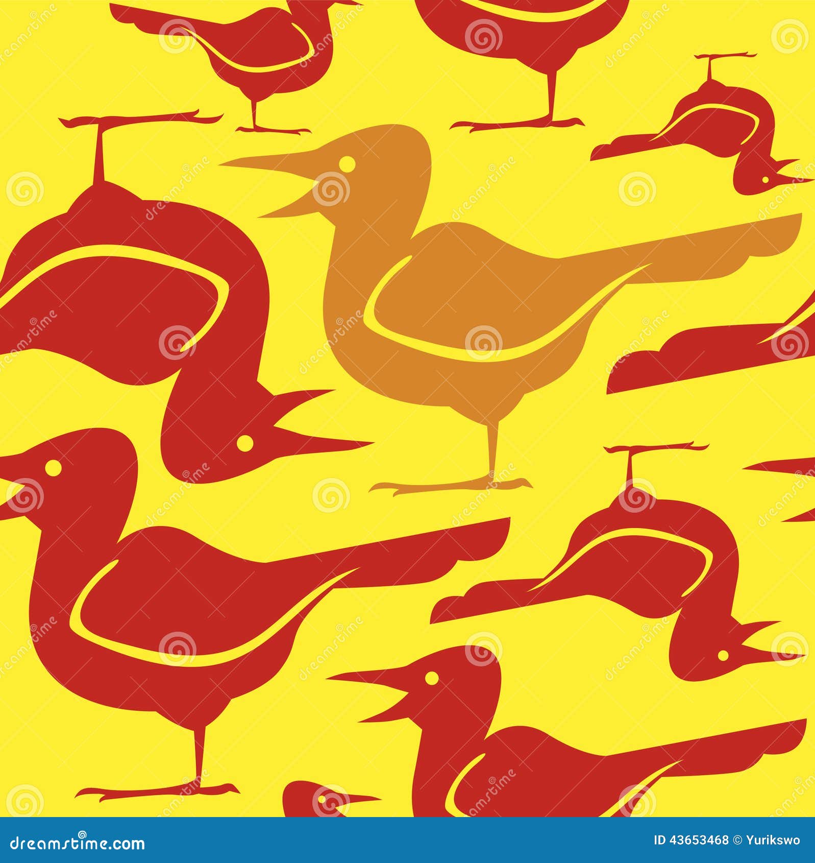 Birds vector stock vector. Illustration of painting, nature - 43653468