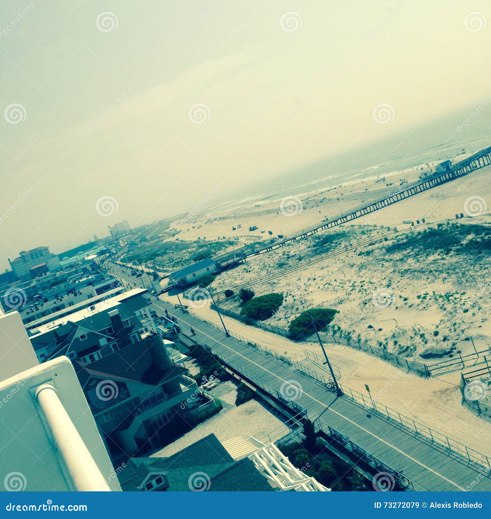 Birdseye boardwalk stock image. Image of beach, view - 73272079