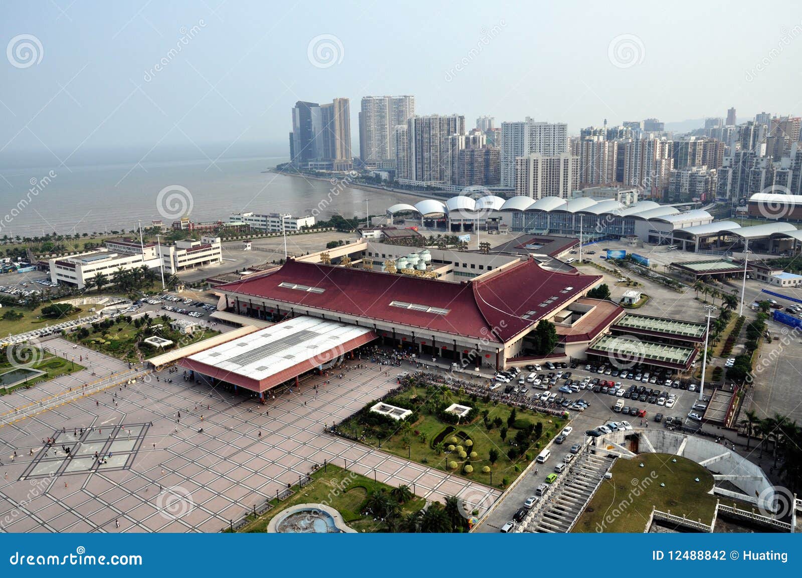Birdview China Zhuhai and Macao Stock Photo - Image of birdview, port ...