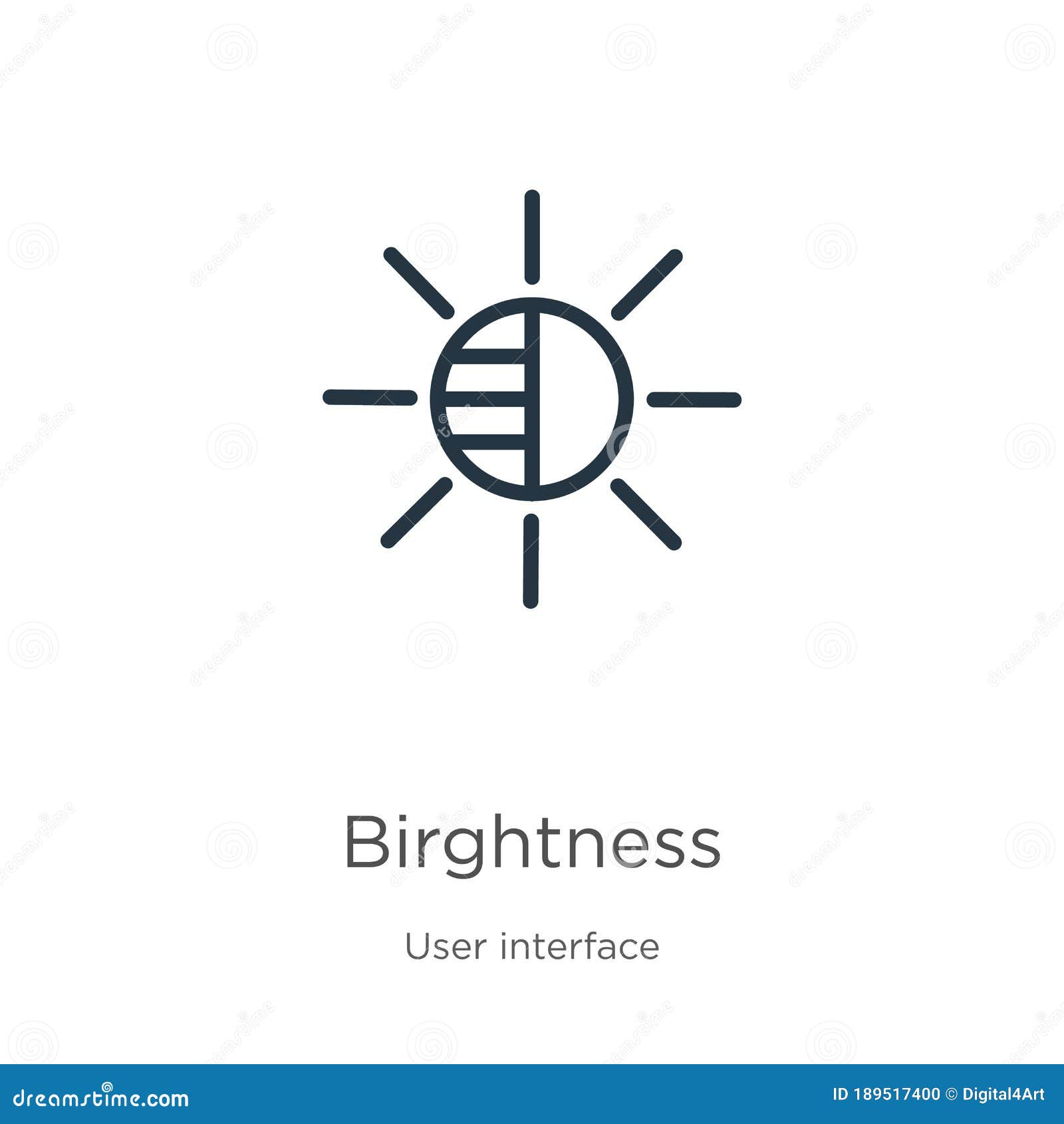 Birghtness Icon Stock Illustrations – 15 Birghtness Icon Stock ...