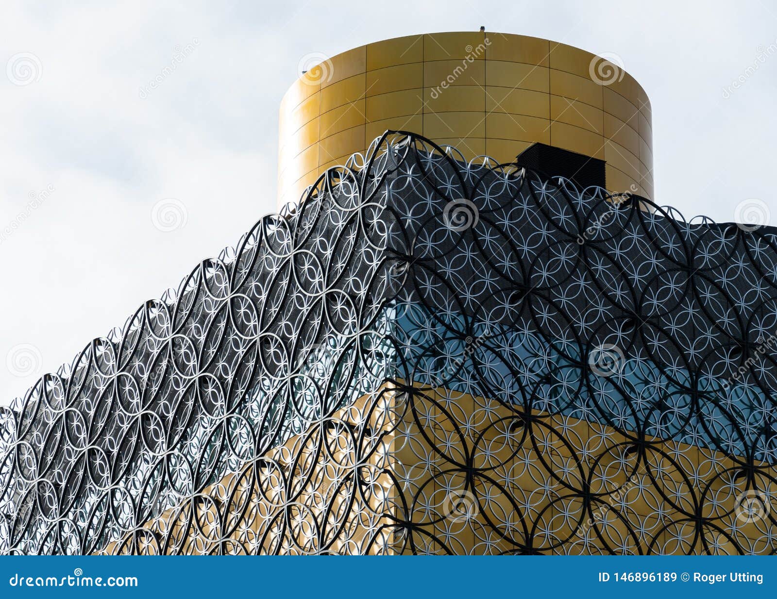Birmingham Library roof editorial stock image. Image of britain - 146896189