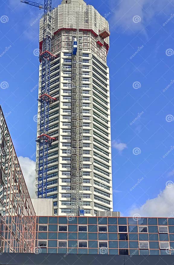 Birmingham Post Office Tower Reconstruction Event Editorial Stock Image ...