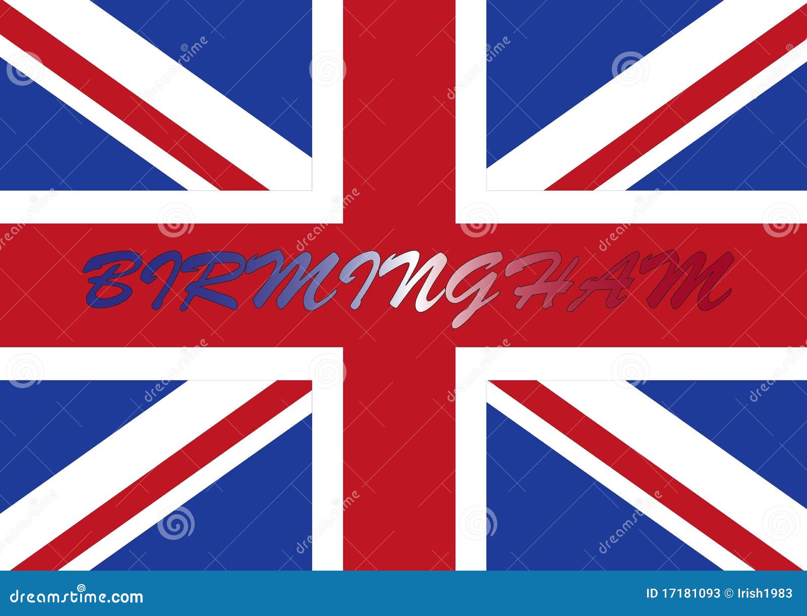 BIRMINGHAM. Lettering On A White Background. Vector Design Template For ...