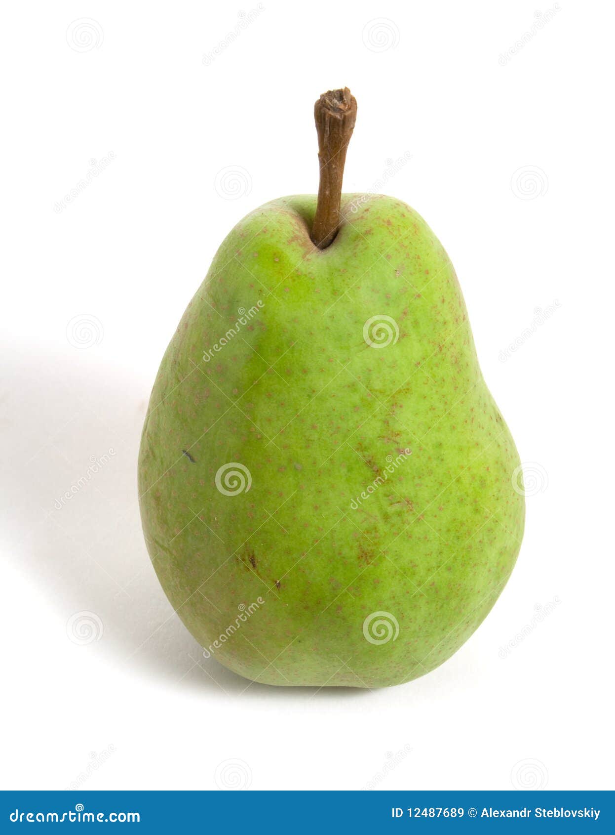 Birne stockbild. Bild von reif, frucht, einzeln, gelb - 12487689