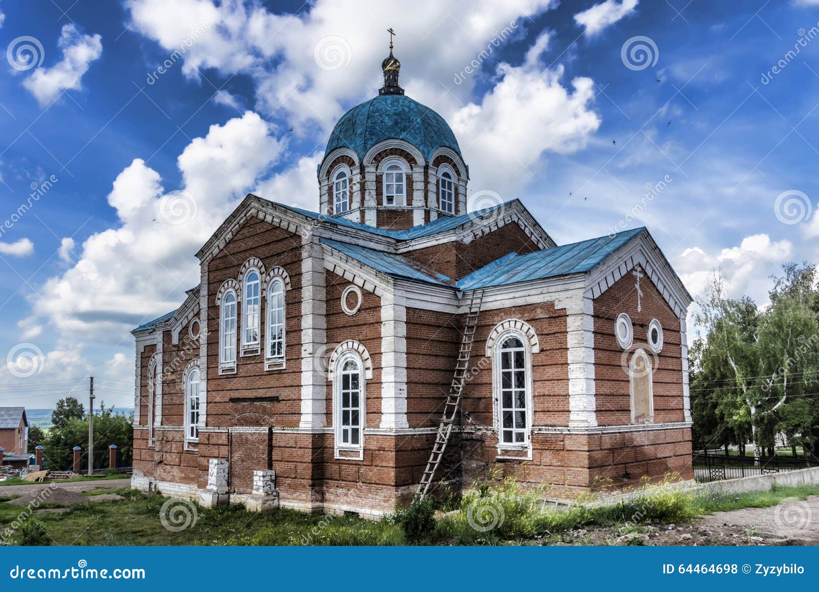 Birsk Die Kirche Von St. Nicholas the Wonderworker Stockfoto - Bild von ...
