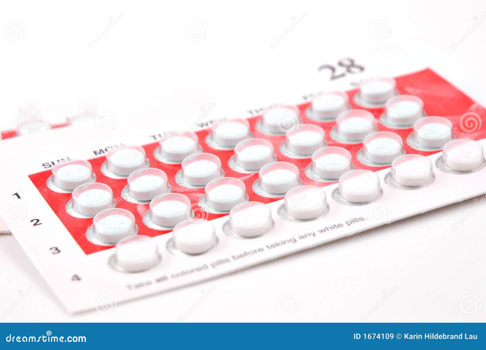 Birth Control Pills stock image. Image of estrogen, female - 1674109