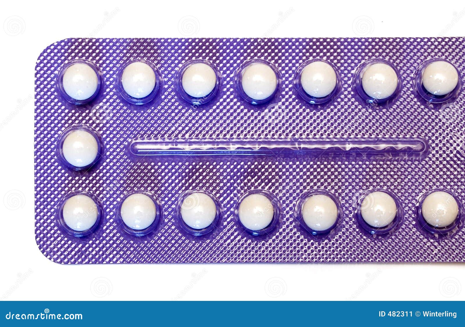 Birth Control Pills (Top View) Stock Image - Image of dates ...