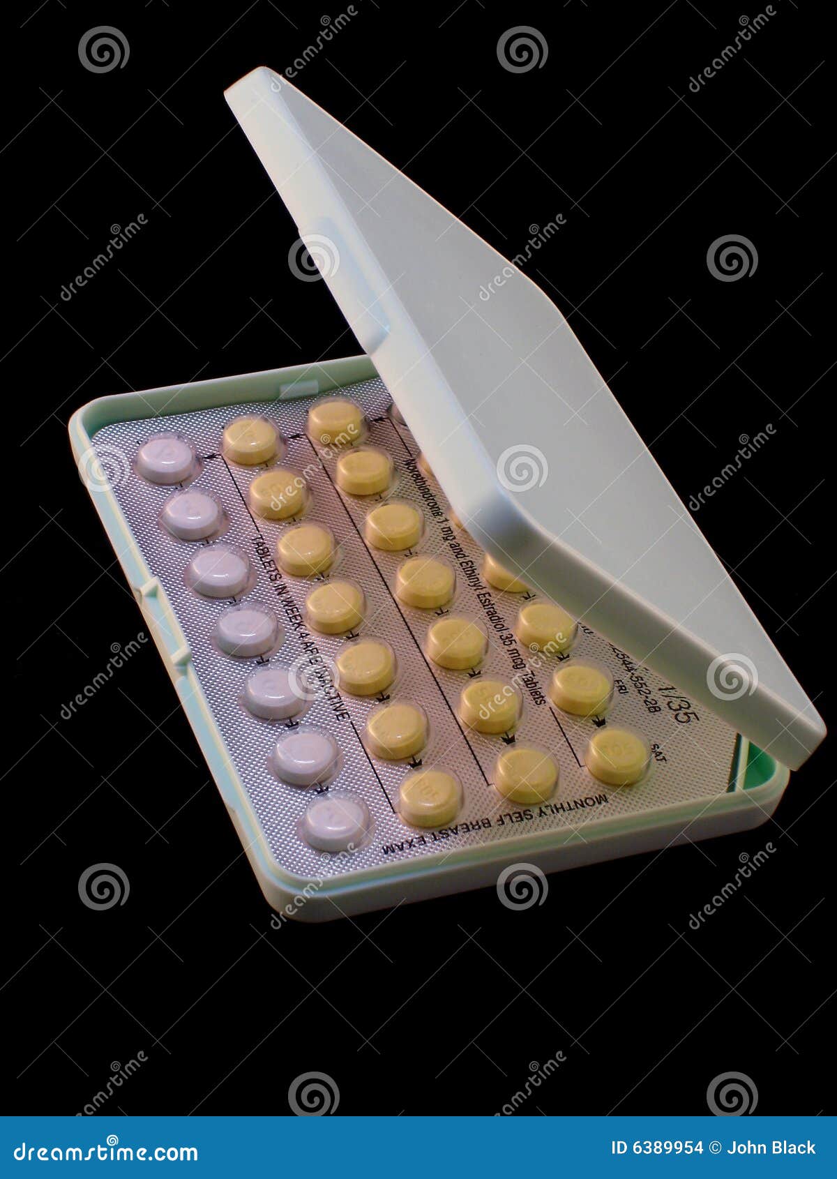 Birth Control Pills (vertical) Stock Photo - Image of protection ...
