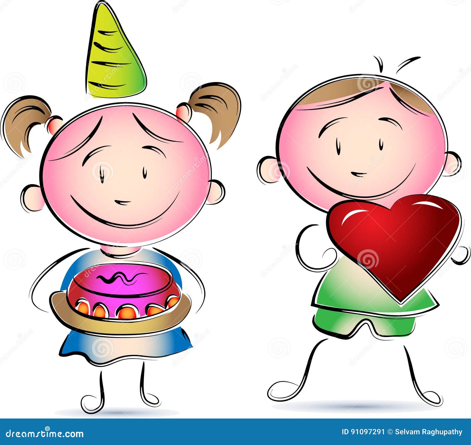 Birth day children stock vector. Illustration of birthday - 91097291