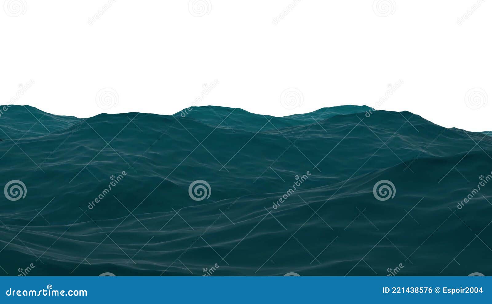 Birth and Decay of a Wave Isolated on White Background. Stock Footage ...