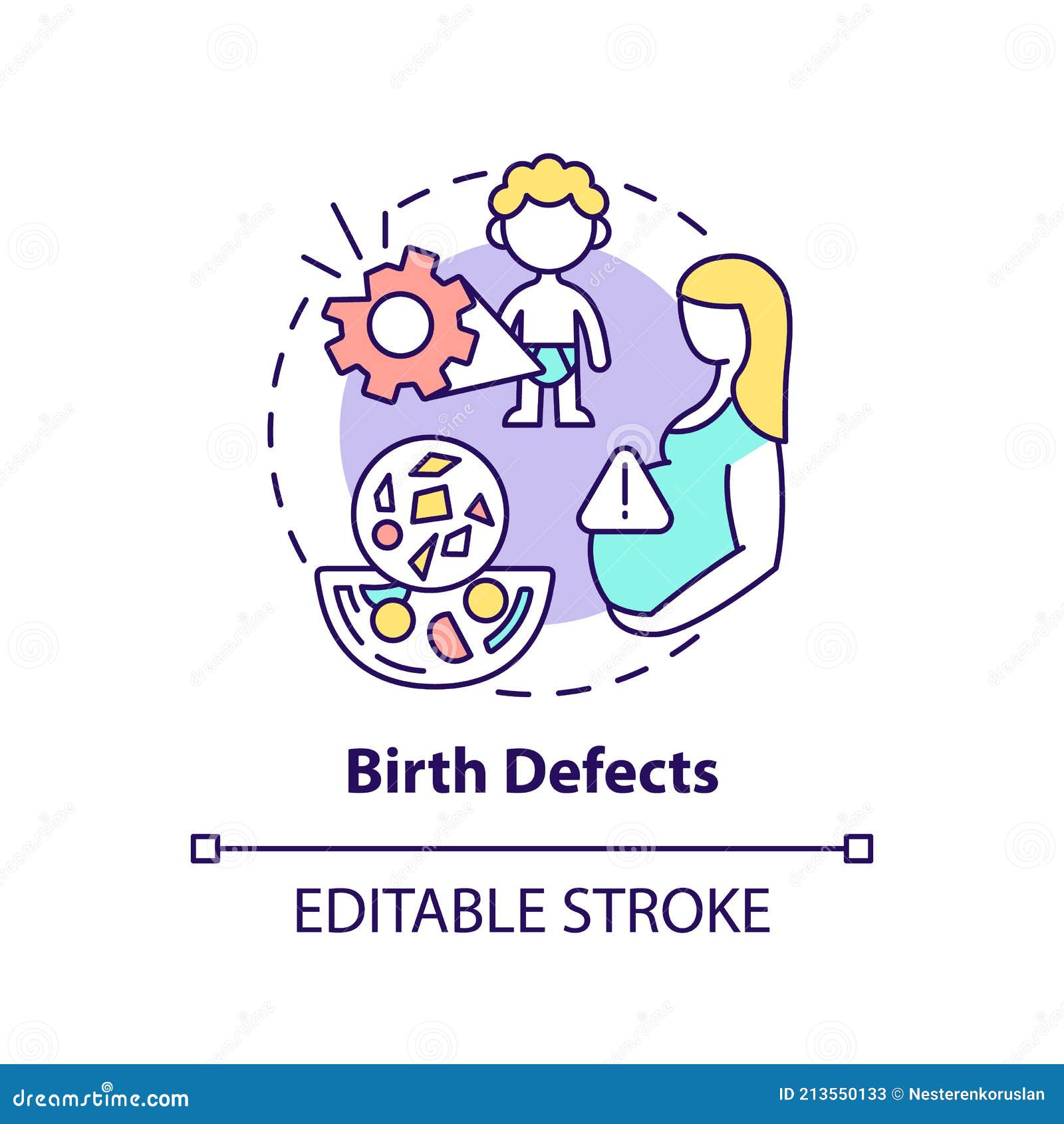 Defects And Human Mind - Pictured As Word Defects Inside A Head To ...