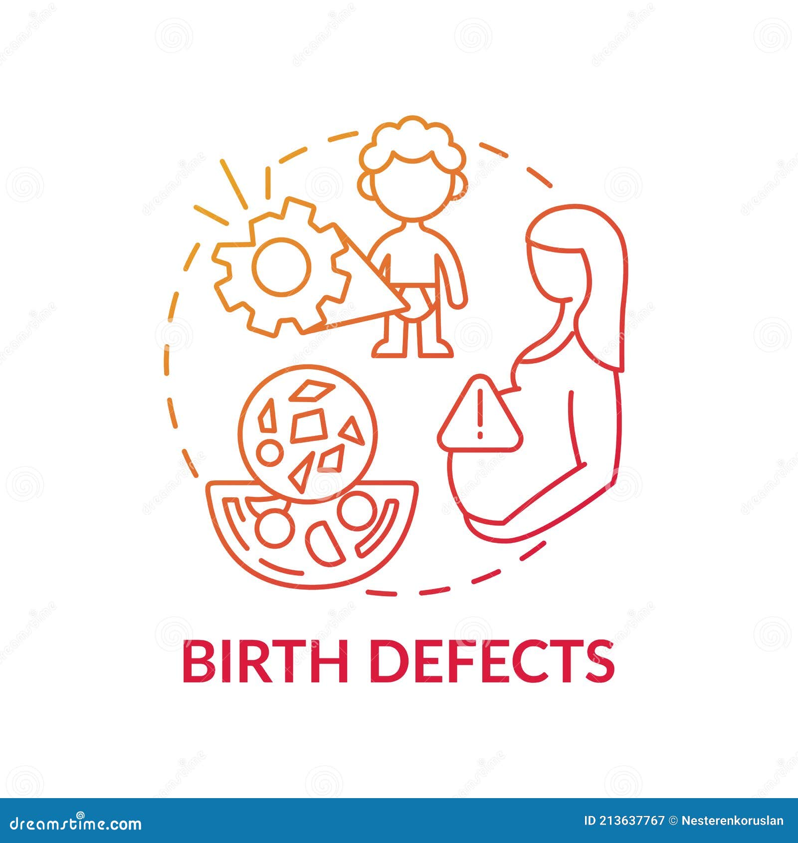 Defects And Human Mind - Pictured As Word Defects Inside A Head To ...