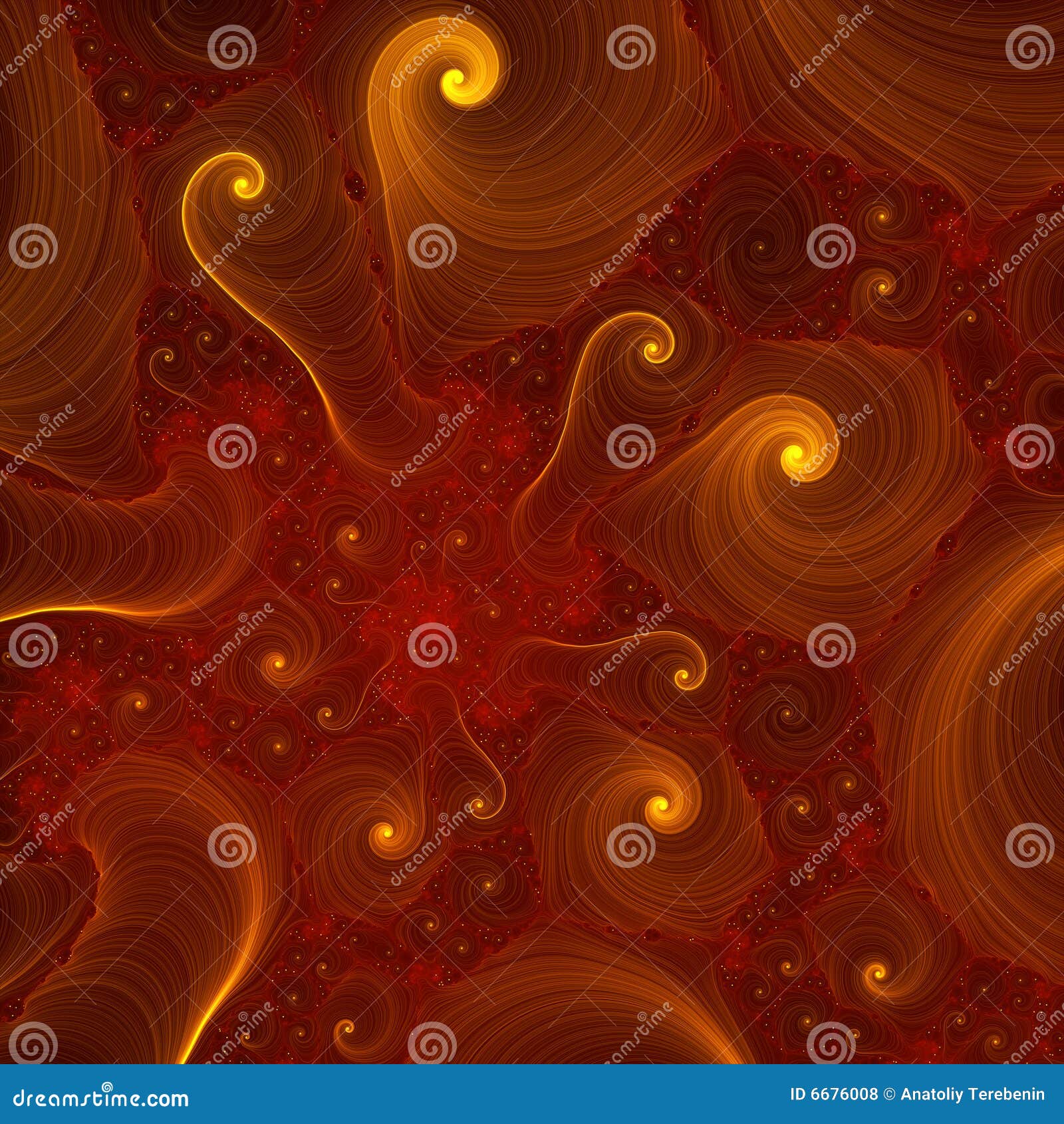 The birth of galaxies. stock illustration. Illustration of brown - 6676008