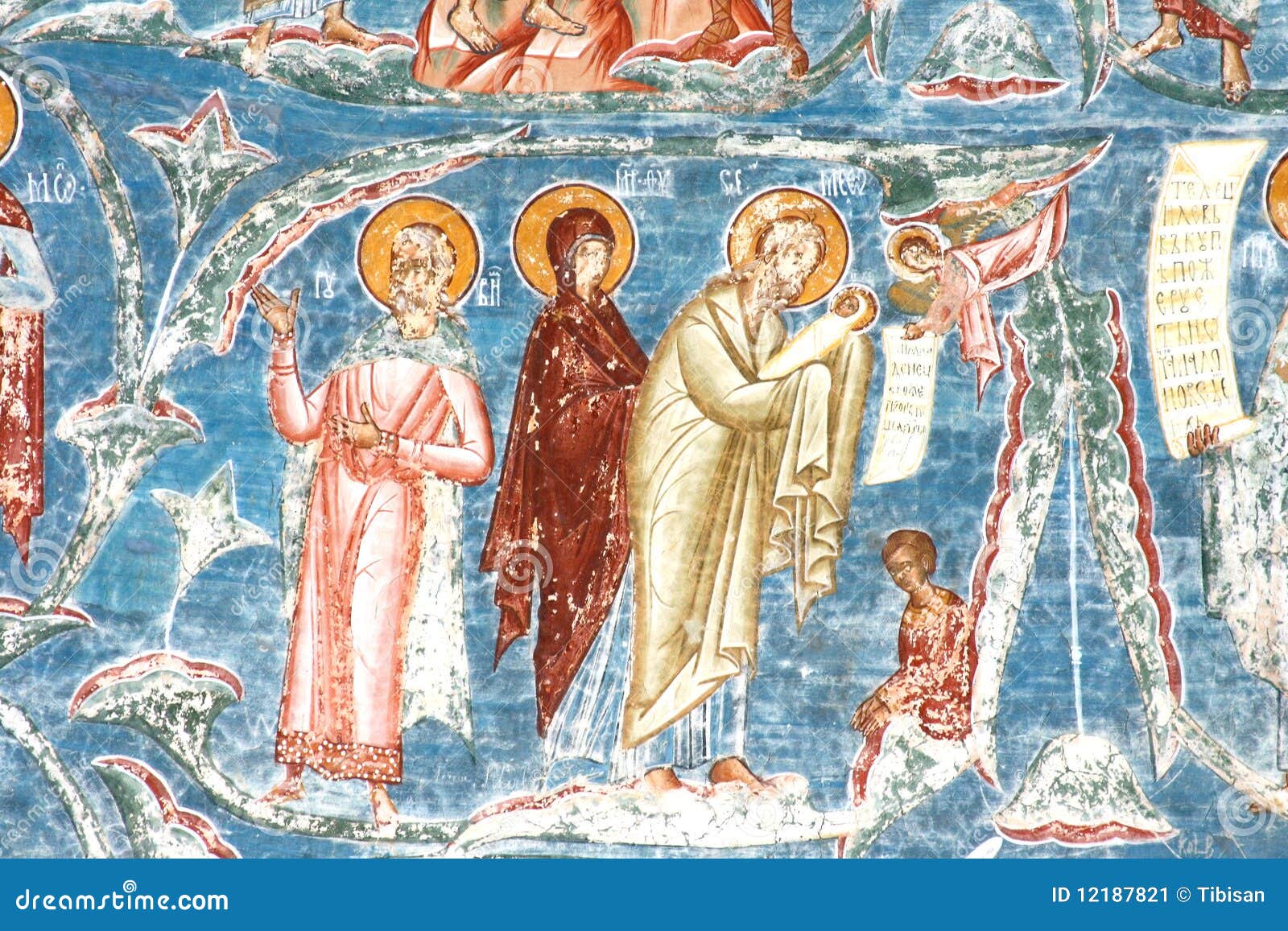 The Birth of the Holy Child, Jesus Christ Stock Image - Image of ...