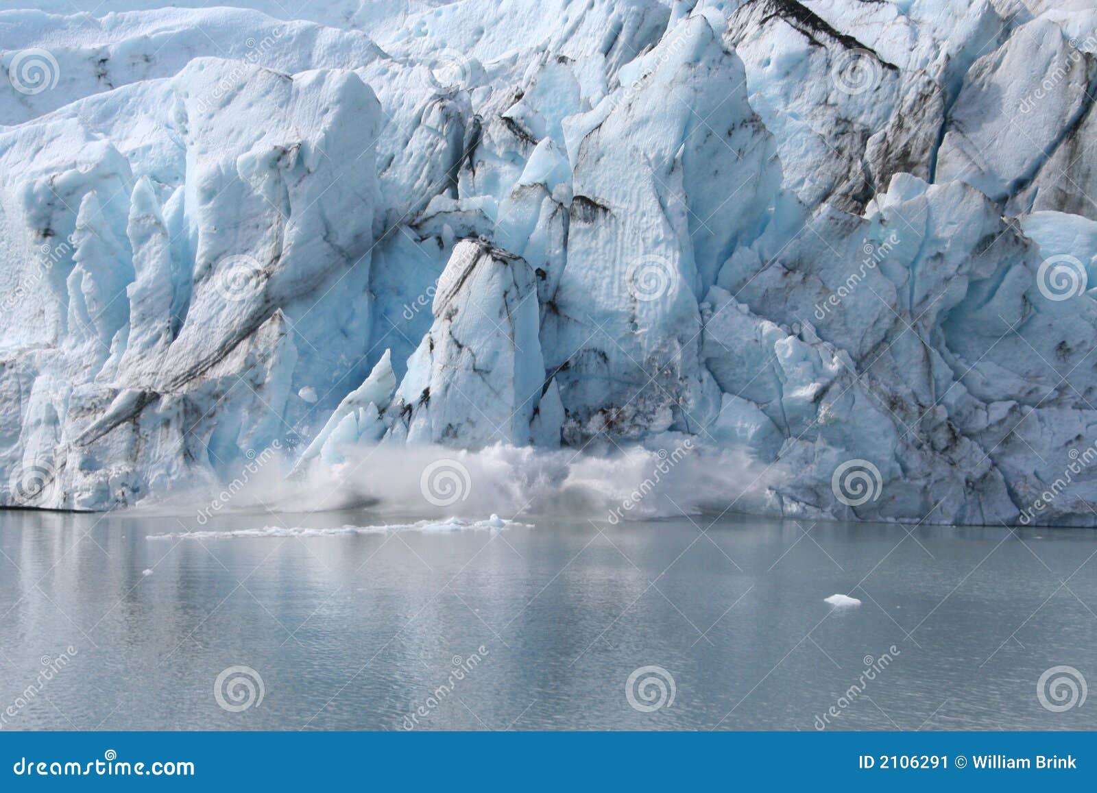 Birth of an Iceberg stock image. Image of warming, nature - 2106291