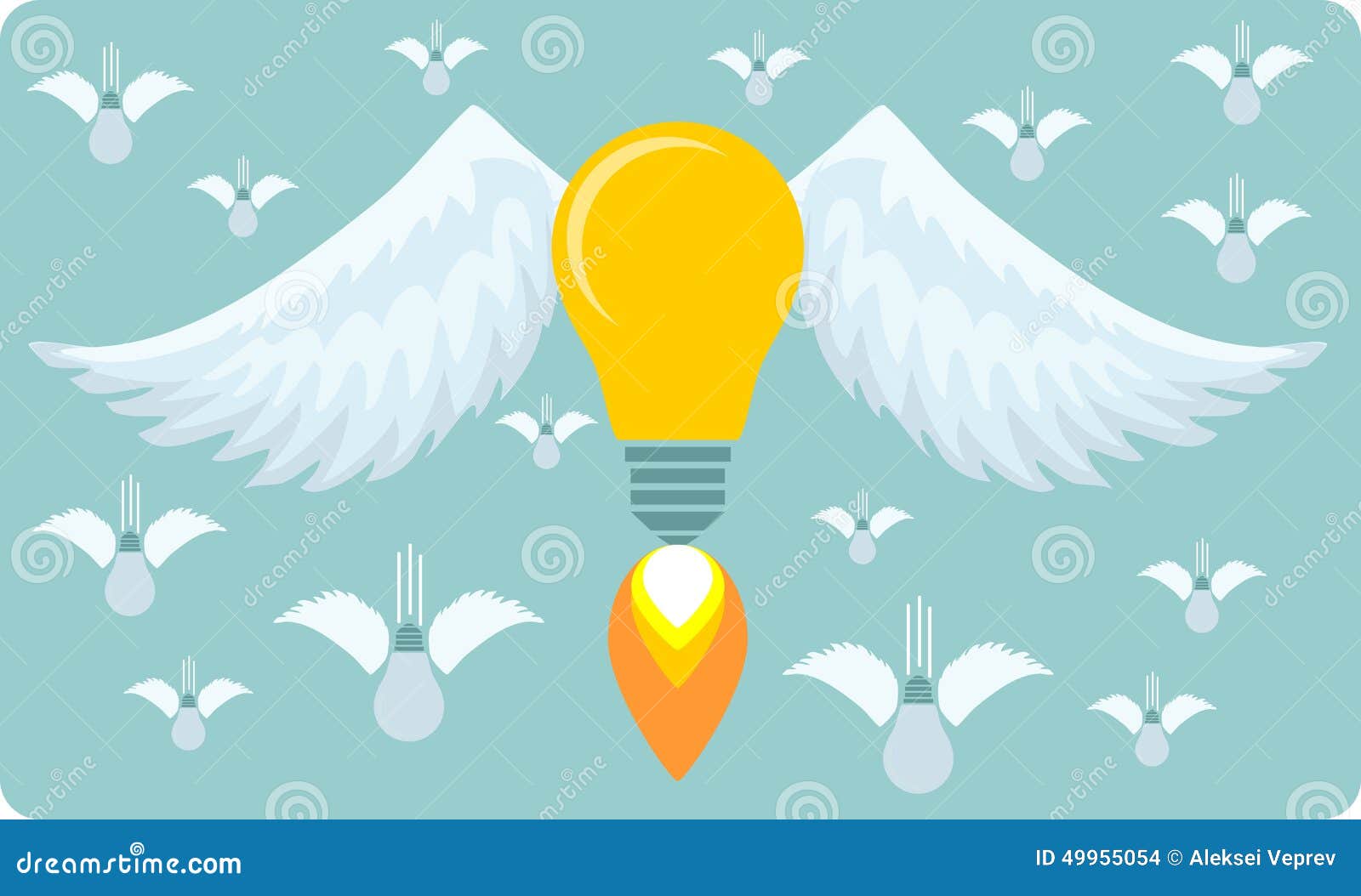 The Birth of Idea a Great Idea, Vector Stock Vector - Illustration of ...