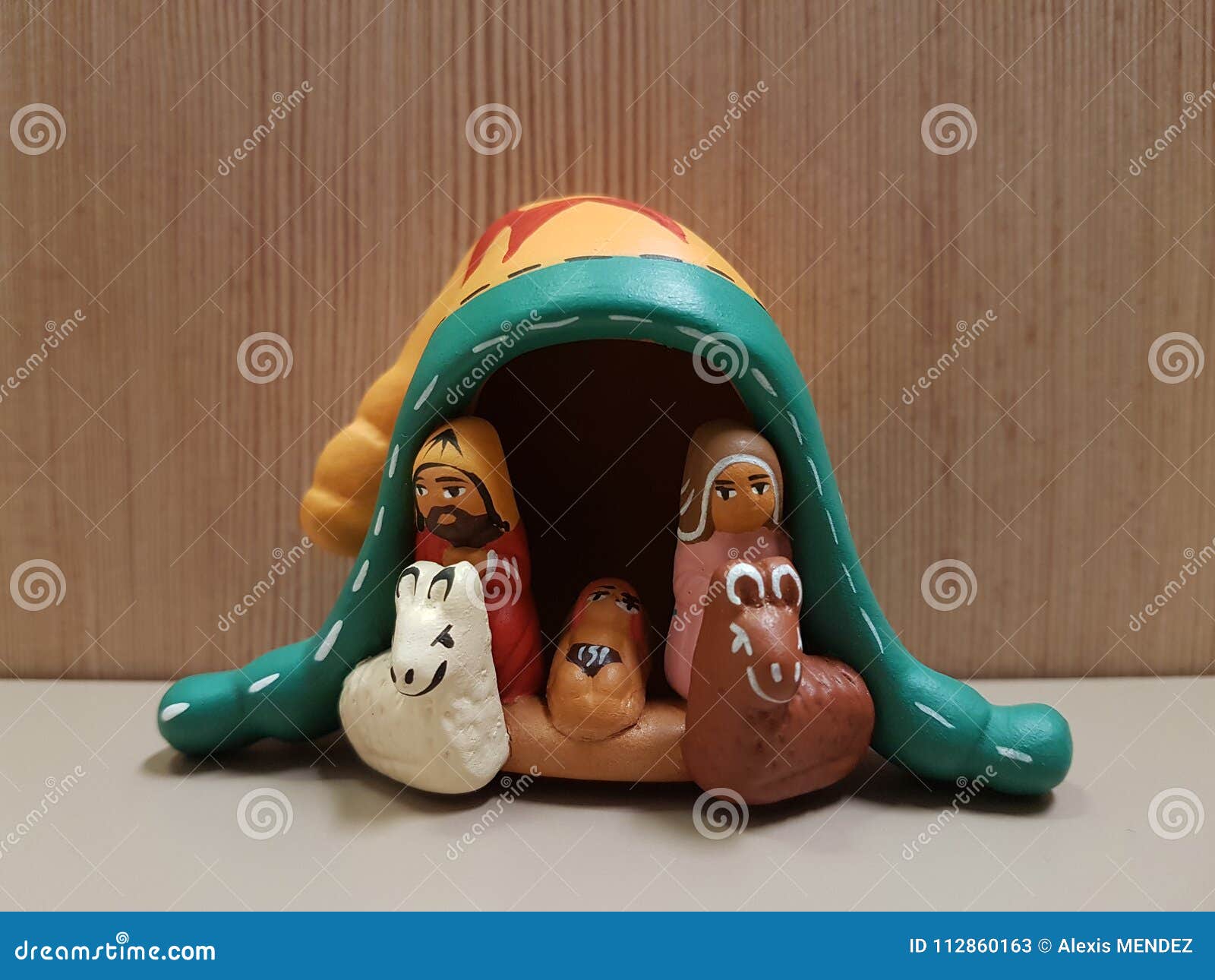 Birth of Jesus - Peruvian Nativity Stock Image - Image of mary, child ...