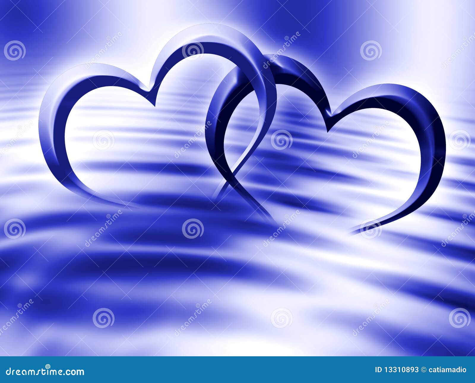 Birth of love stock illustration. Illustration of wave - 13310893