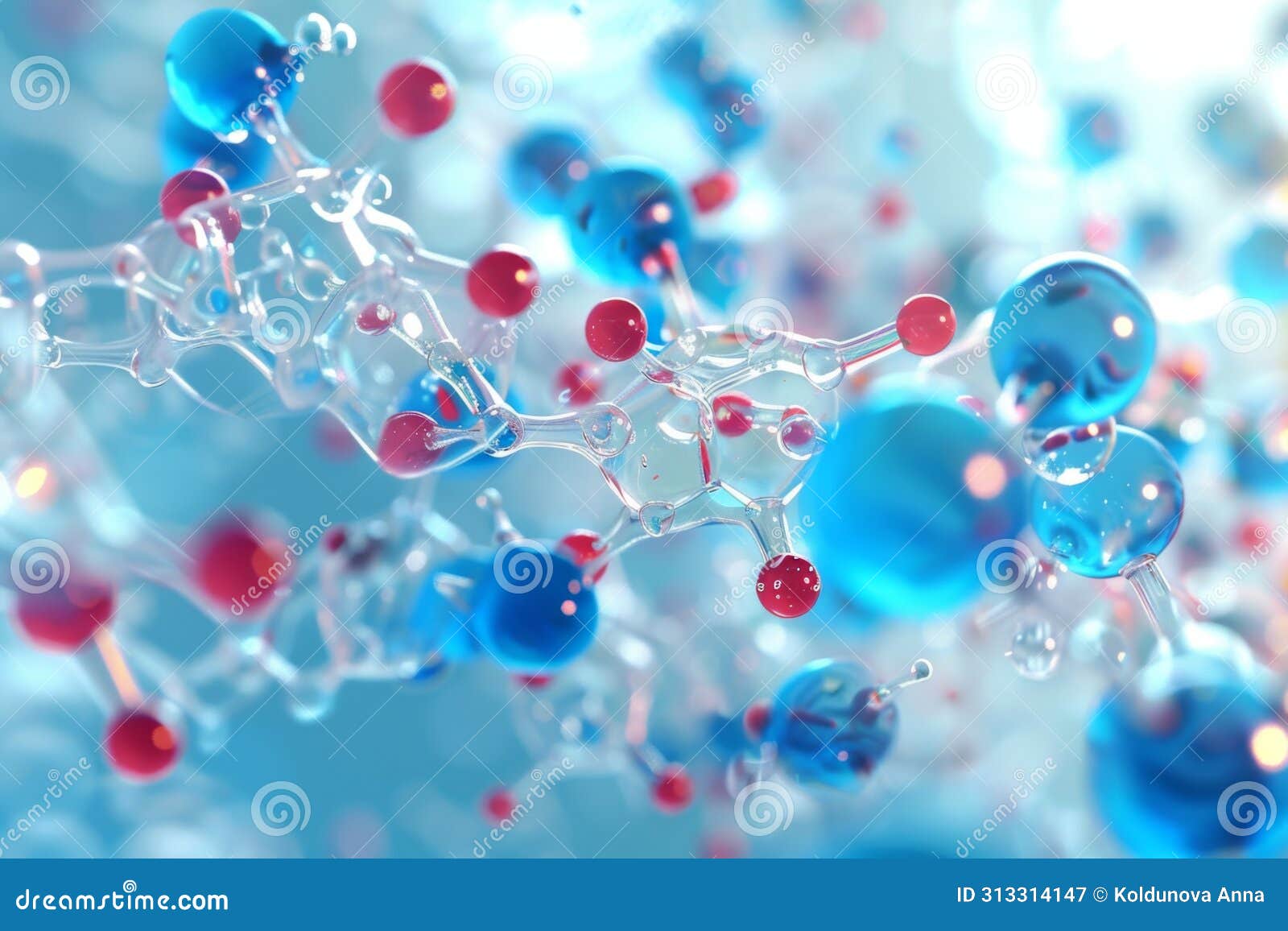 Organic Molecules Vector Illustration. Labeled Chemical Educational ...
