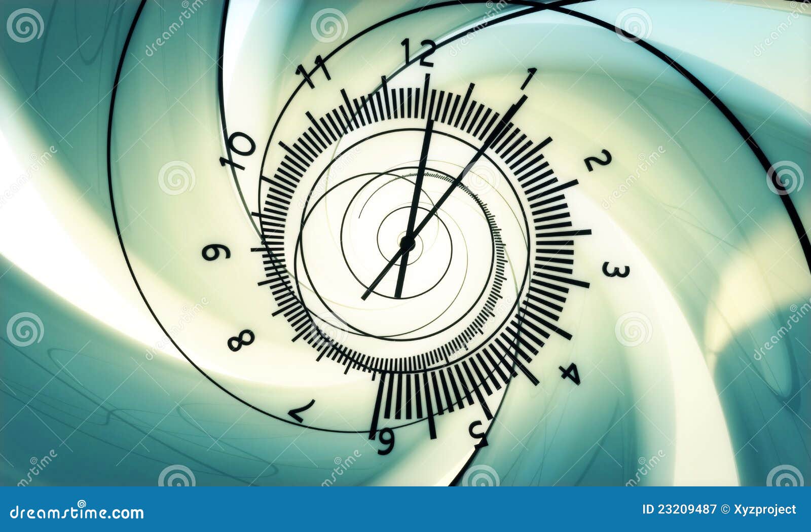 Birth of Time. Hi Resolution 3d Render. Stock Illustration ...