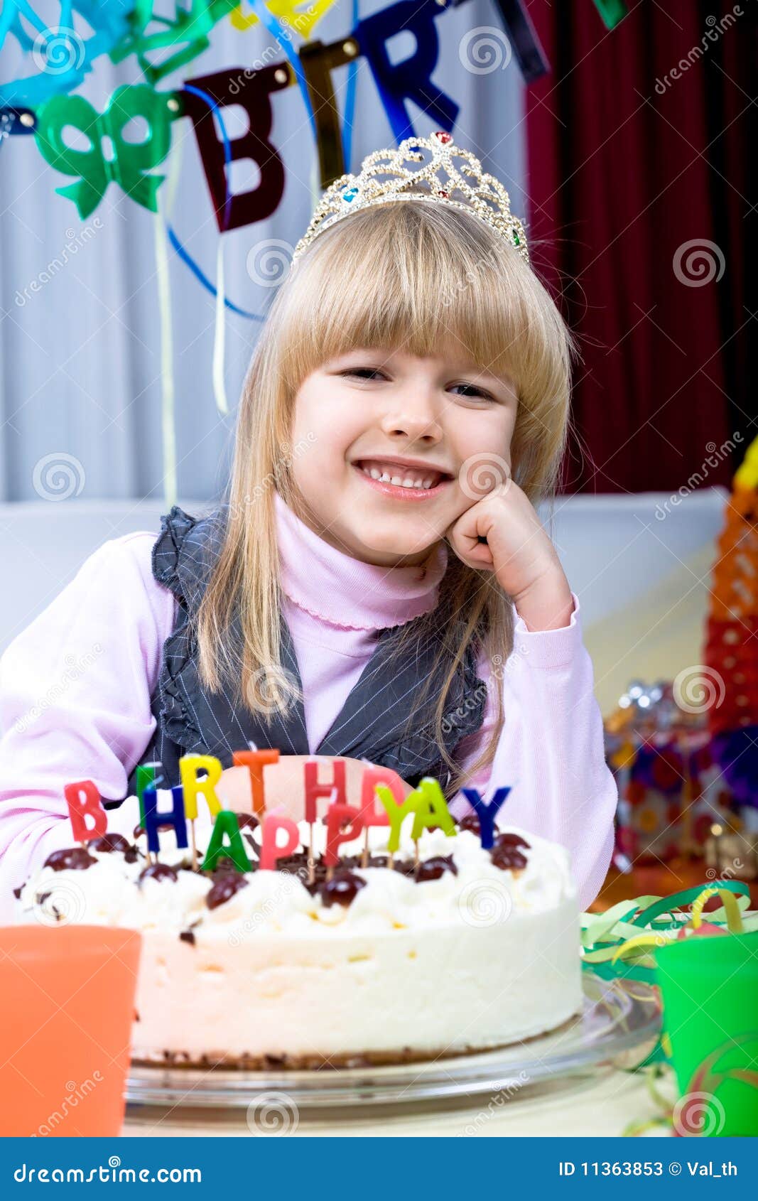 Birthday stock image. Image of face, celebration, cute - 11363853