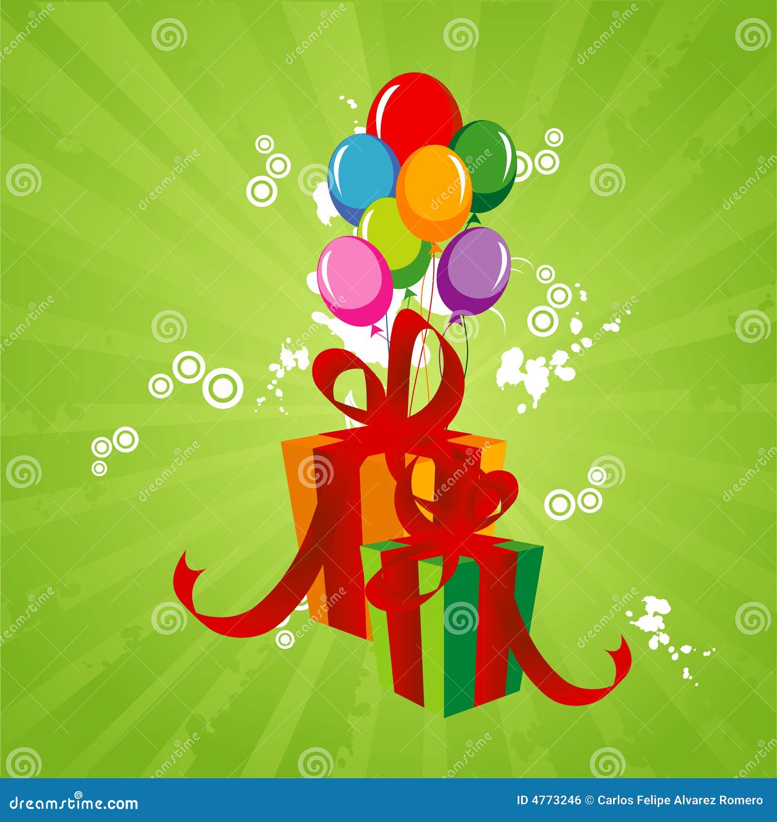 Birthday Abstract Vector Royalty Free Stock Image - Image: 4773246