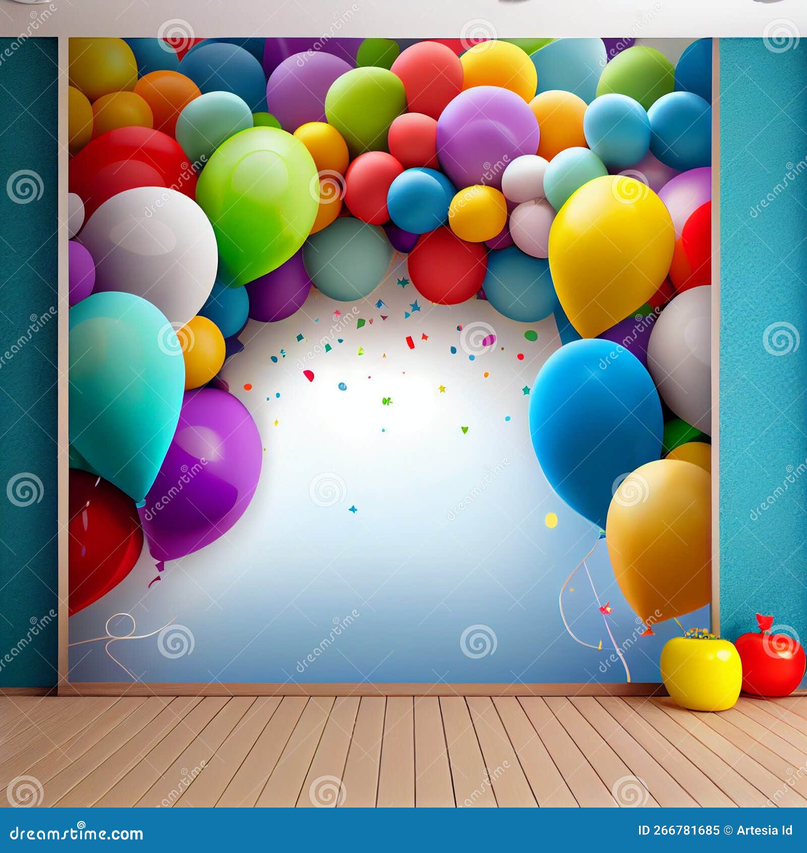 Birthday Backdrop Wallpaper Stock Illustration - Illustration of frame ...
