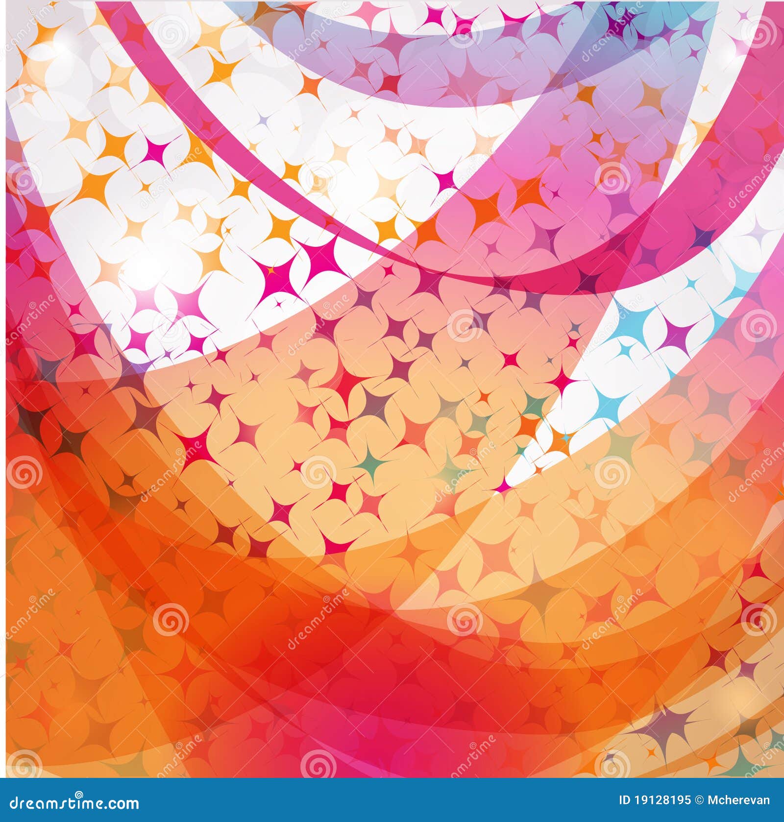 Birthday Background with Stars Stock Vector - Illustration of scroll ...