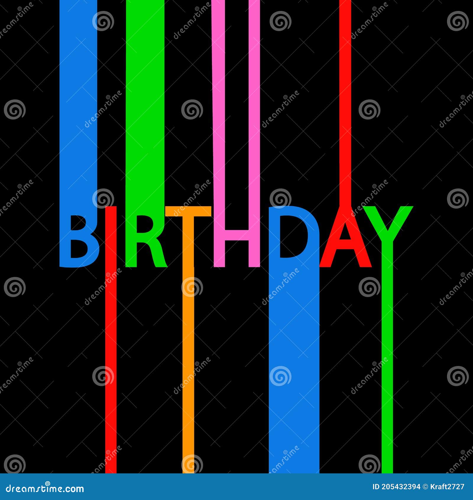 Birthday barcode style stock vector. Illustration of coupon - 205432394
