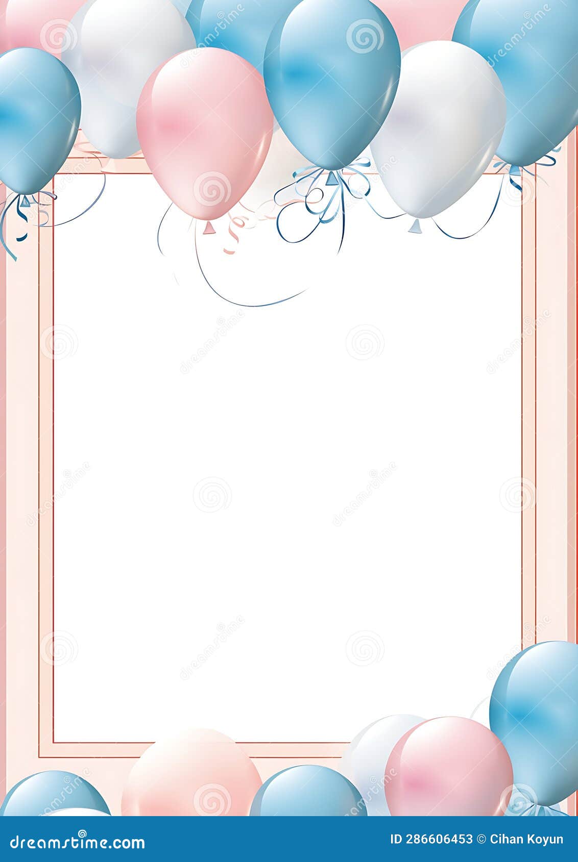 Birthday Bash Frames for Crafters Stock Illustration - Illustration of ...