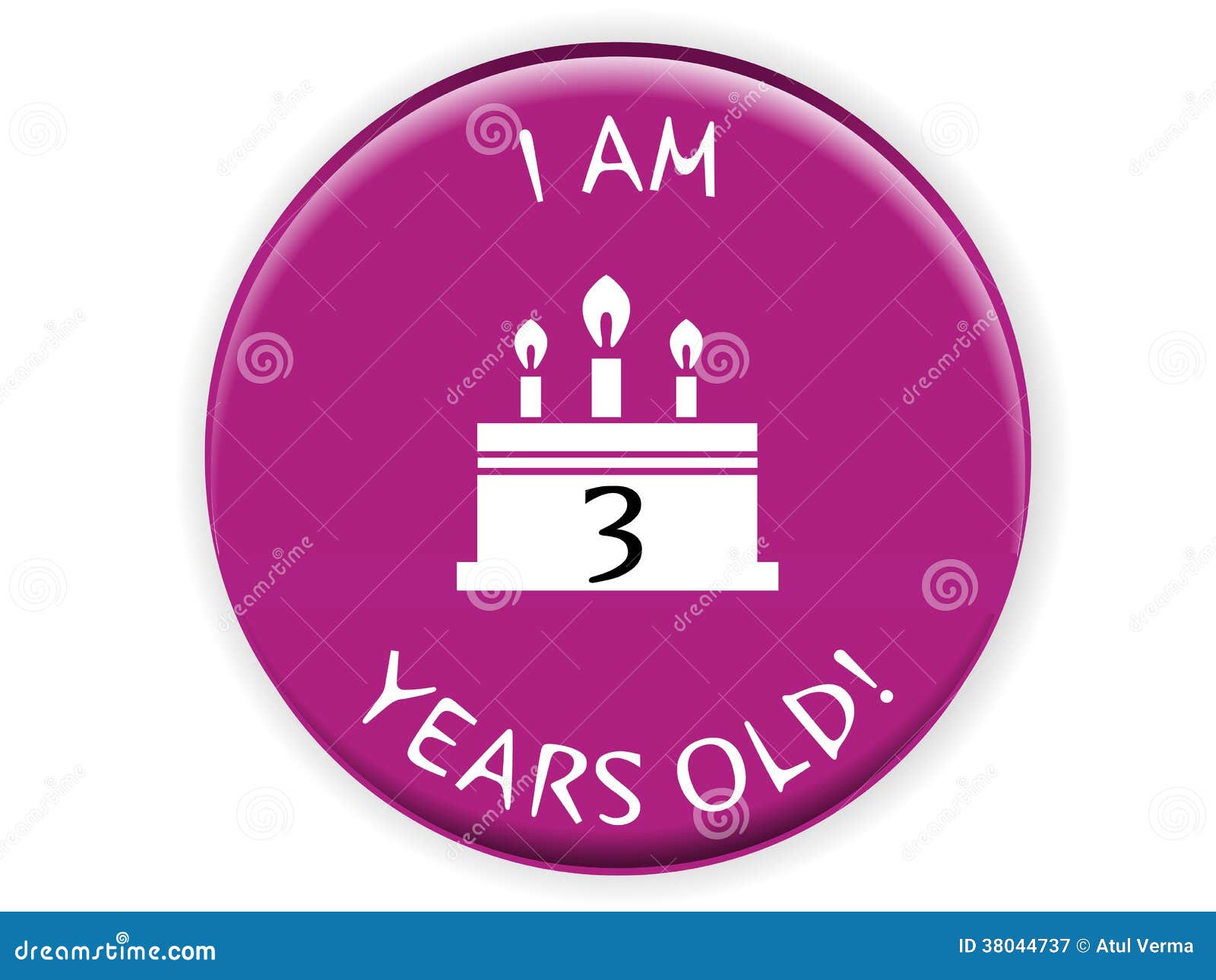 Birthday batch concept stock illustration. Illustration of batch - 38044737