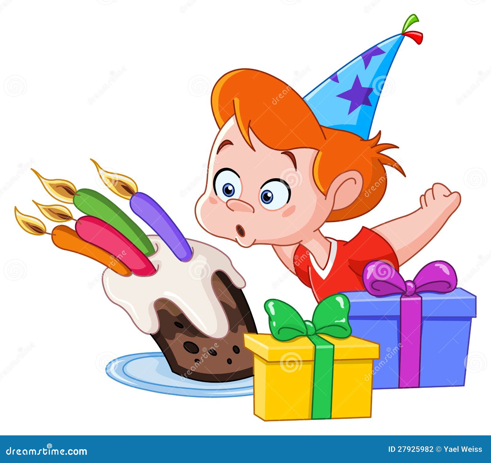 Birthday boy stock vector. Illustration of colorful, event - 27925982