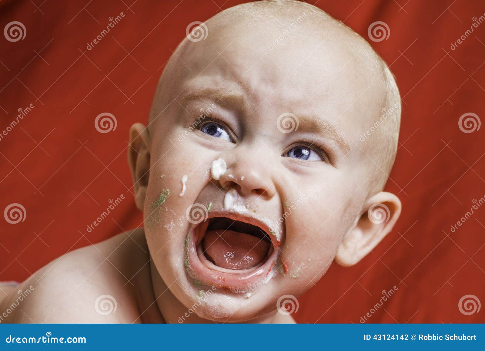 Birthday Boy Crying stock photo. Image of party, dessert - 43124142