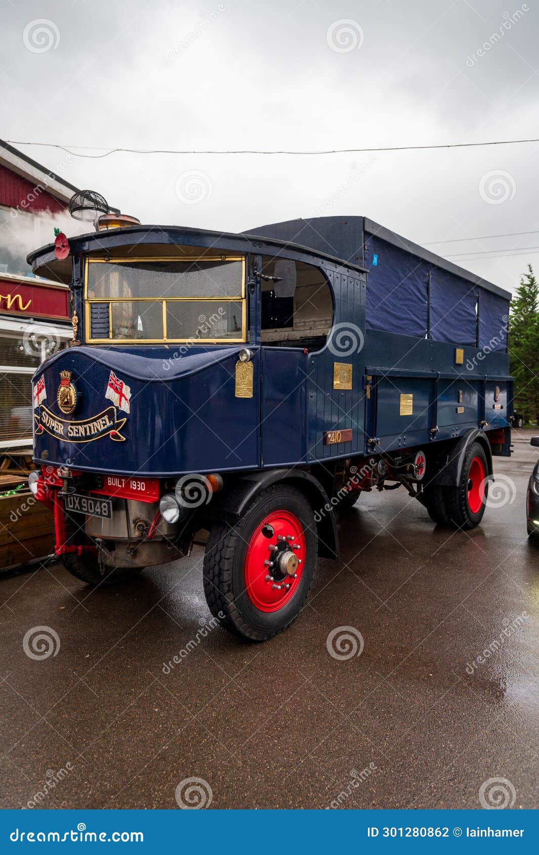 Super Sentinel Steam wagon editorial photography. Image of powered ...