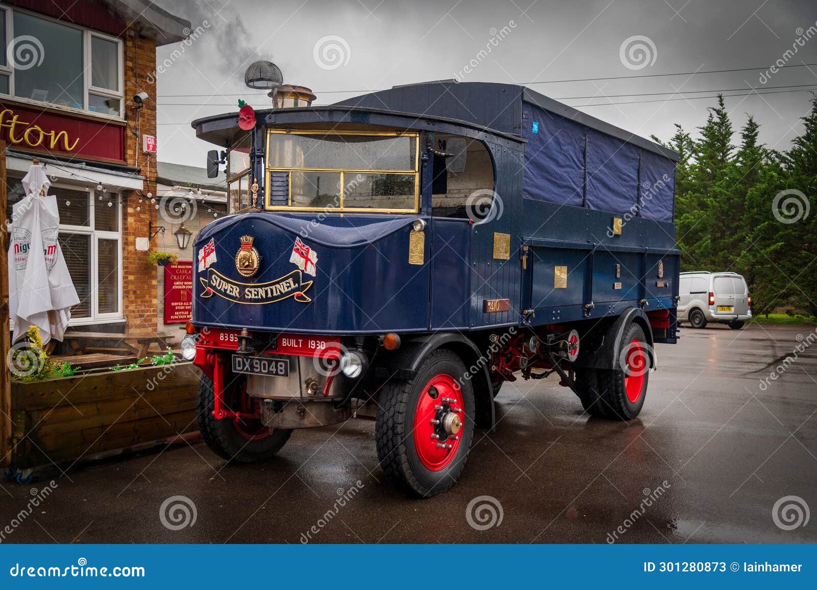 Super Sentinel Steam wagon editorial stock photo. Image of locomotives ...