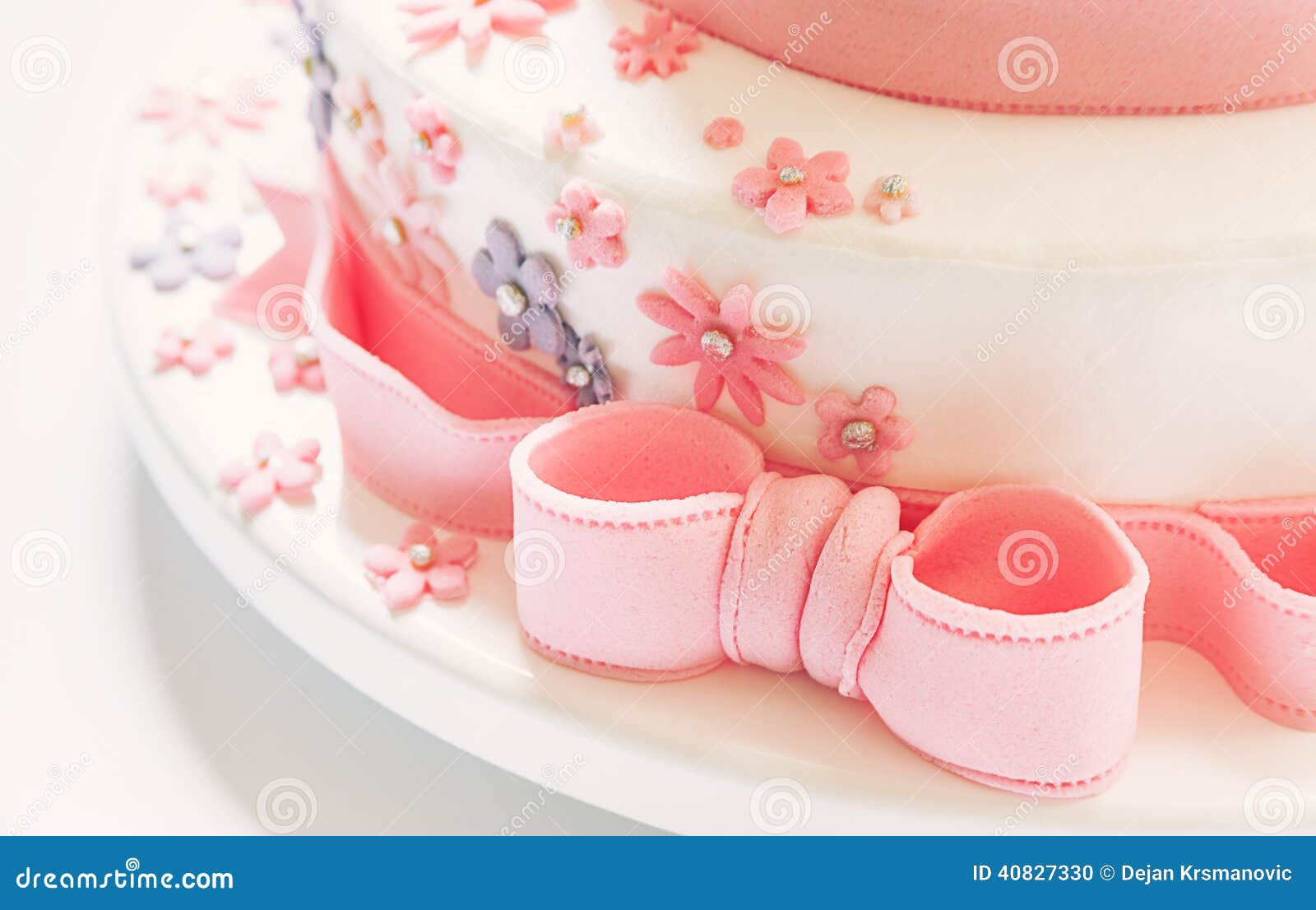 Birthday Cake Decoration stock photo. Image of texture - 40827330