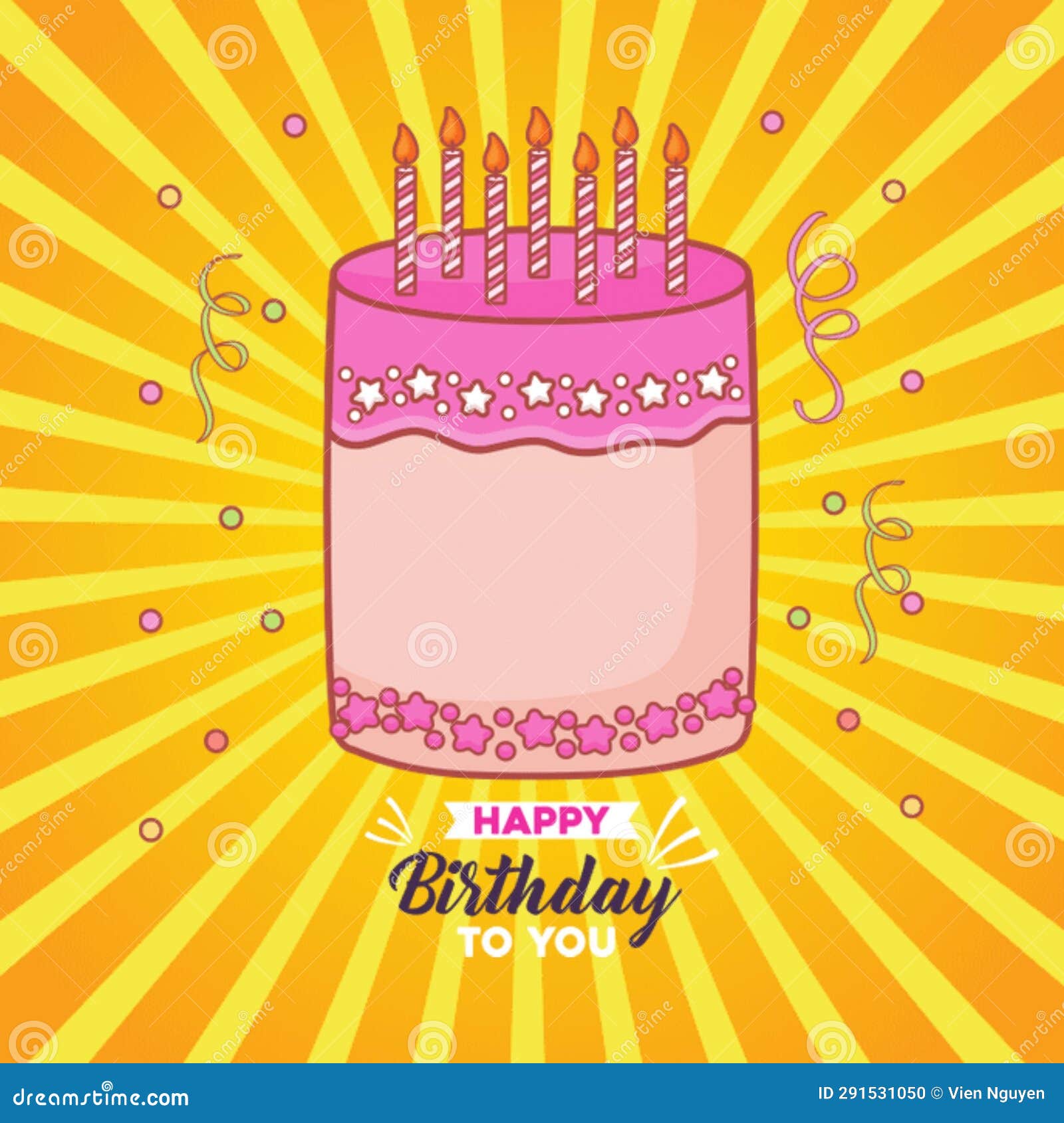 7 30 Birthday Cakes Border Frames 12x12 - 28 Stock Illustration ...