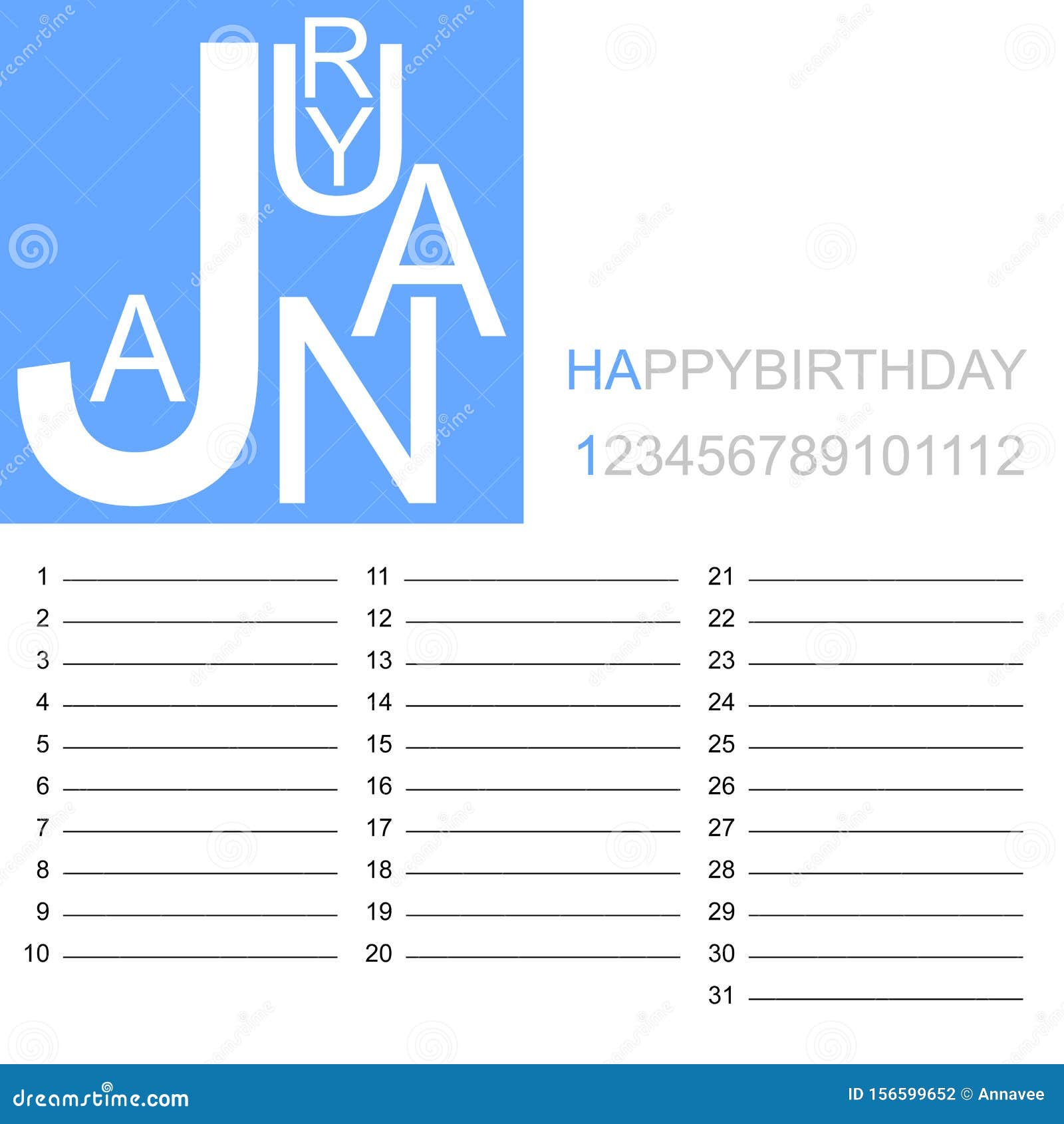 Calendar January 11 Icon Illustration Isolated Vector Sign ...