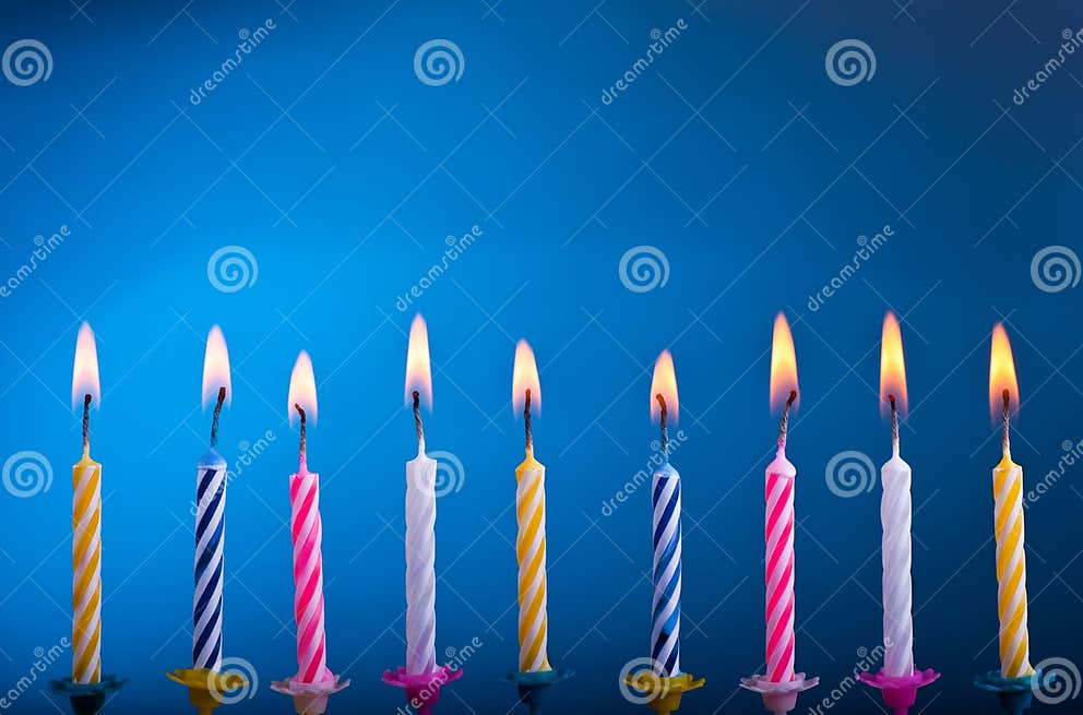Birthday candles stock image. Image of flame, objects - 19171671