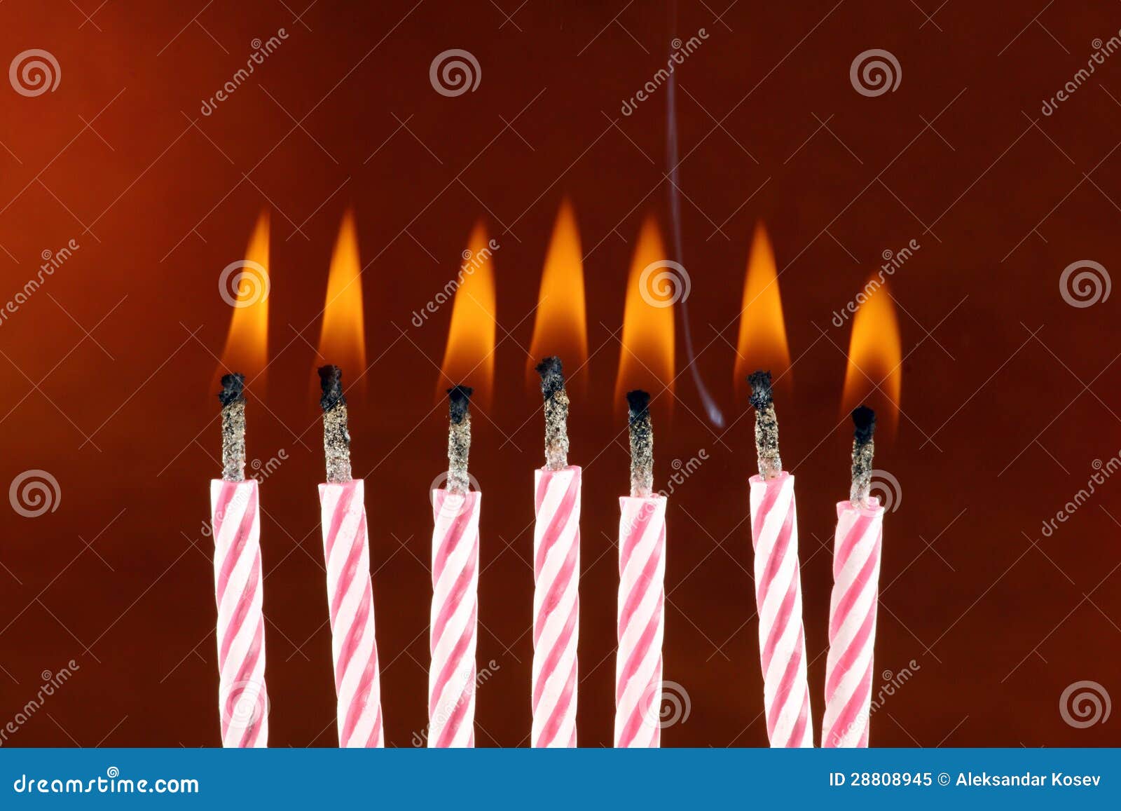 Birthday candles stock image. Image of occasion, color - 28808945