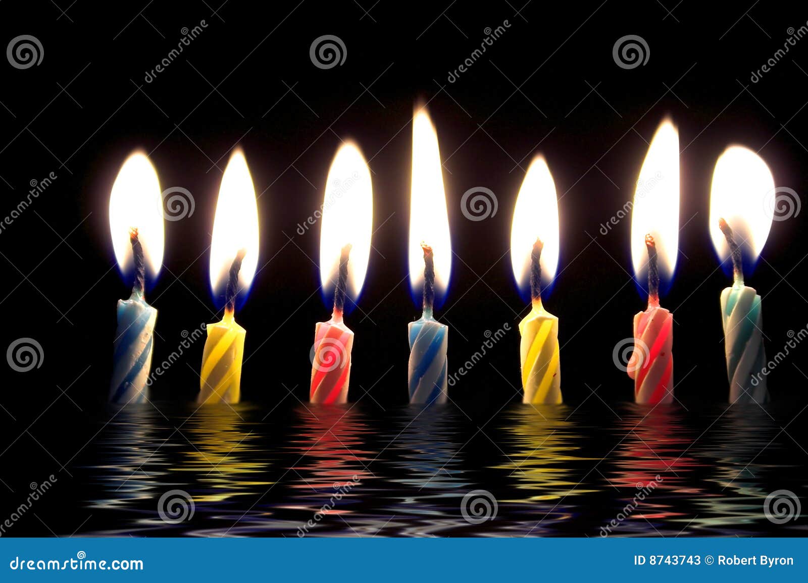 Birthday Candles stock image. Image of anniversary, happy - 8743743
