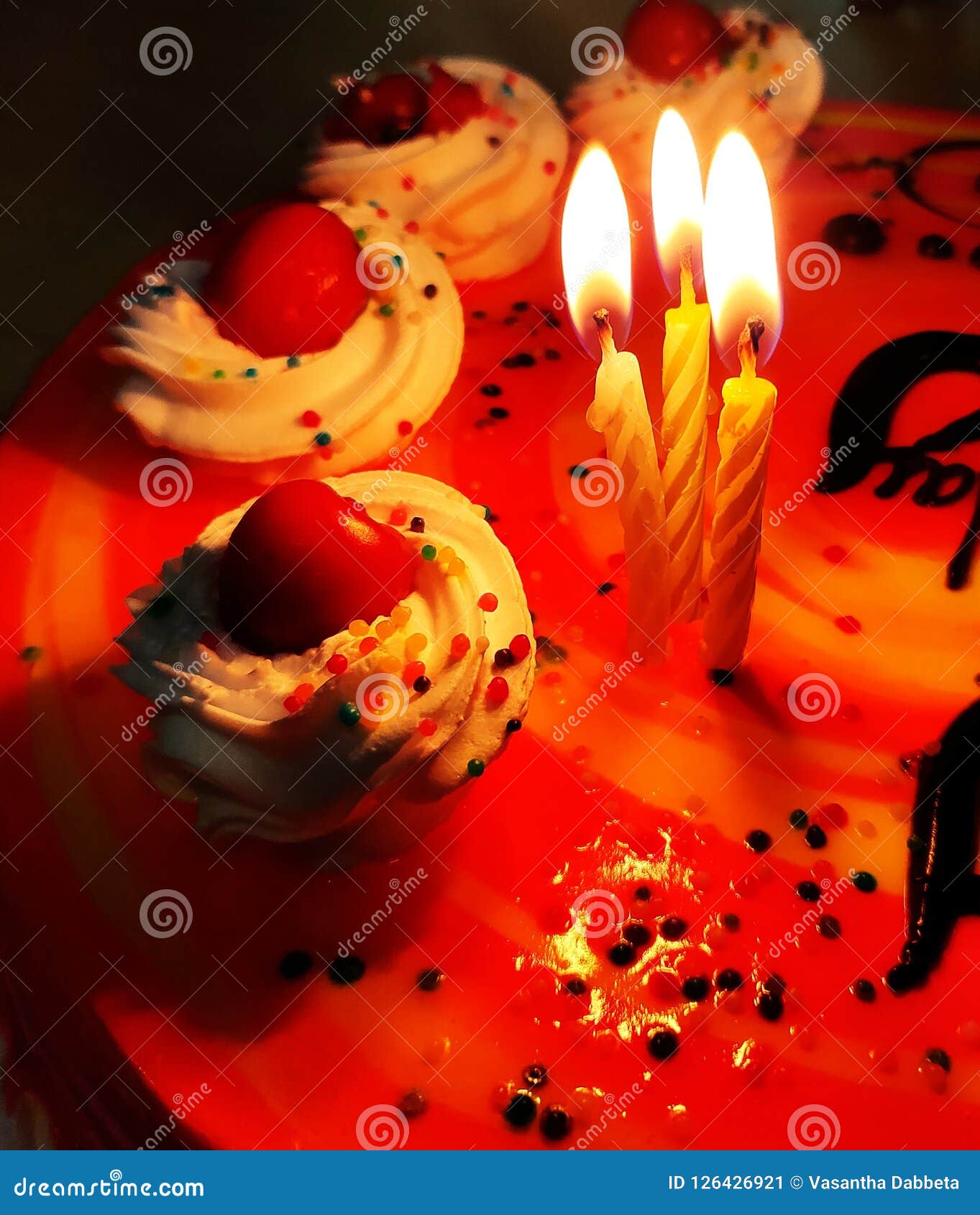 Birthday Candles stock image. Image of candle, candles - 126426921