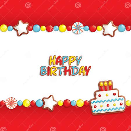 Birthday candy background stock vector. Illustration of stripe - 18697465