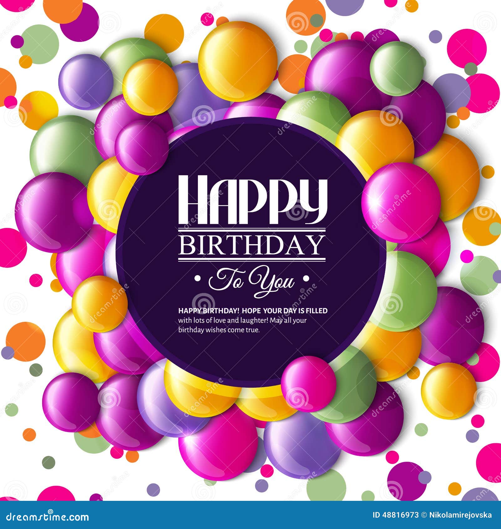 Colors All Day Birthday Cards