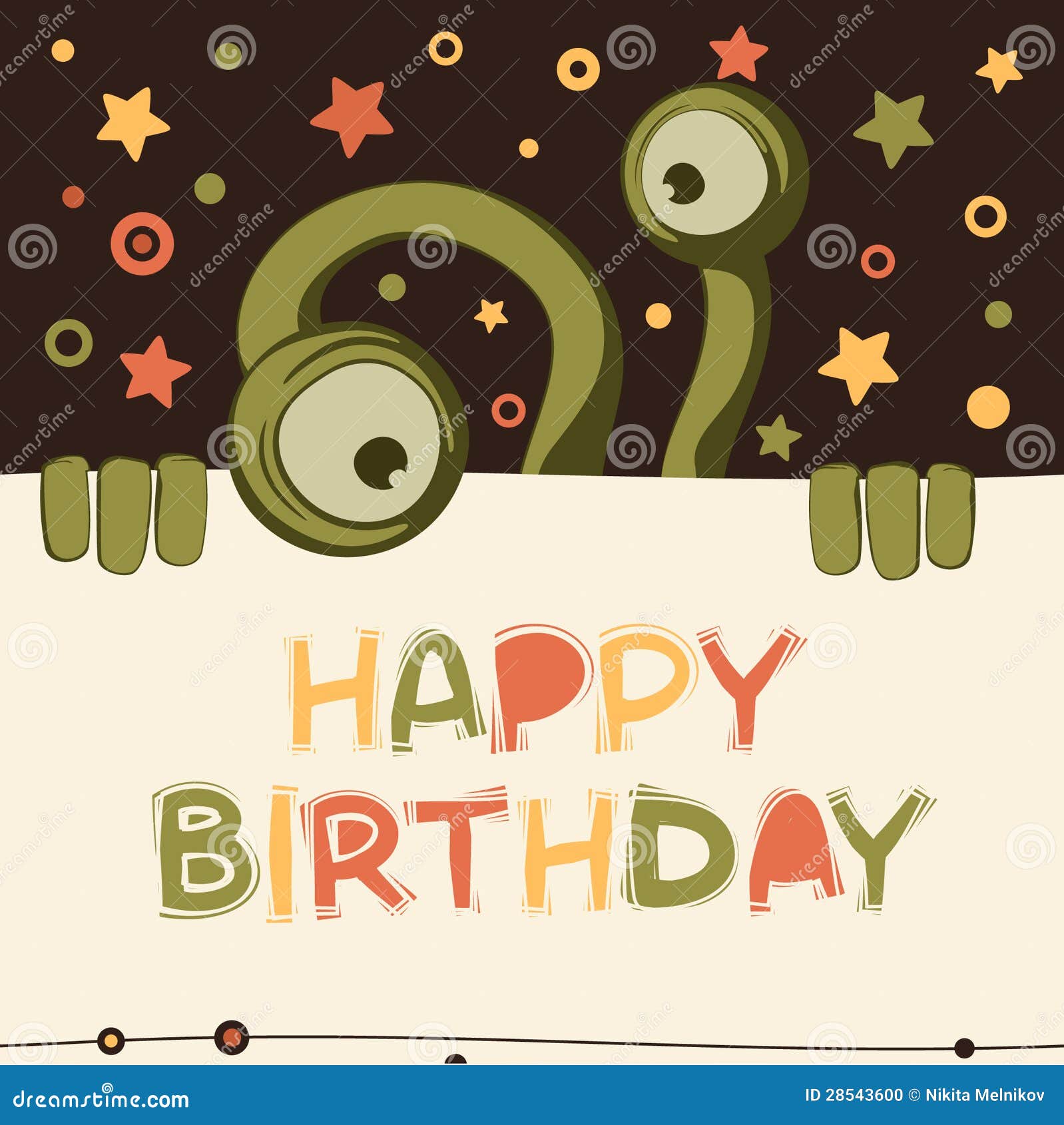 Cute Monster Birthday Sign Stock Illustrations – 749 Cute Monster ...
