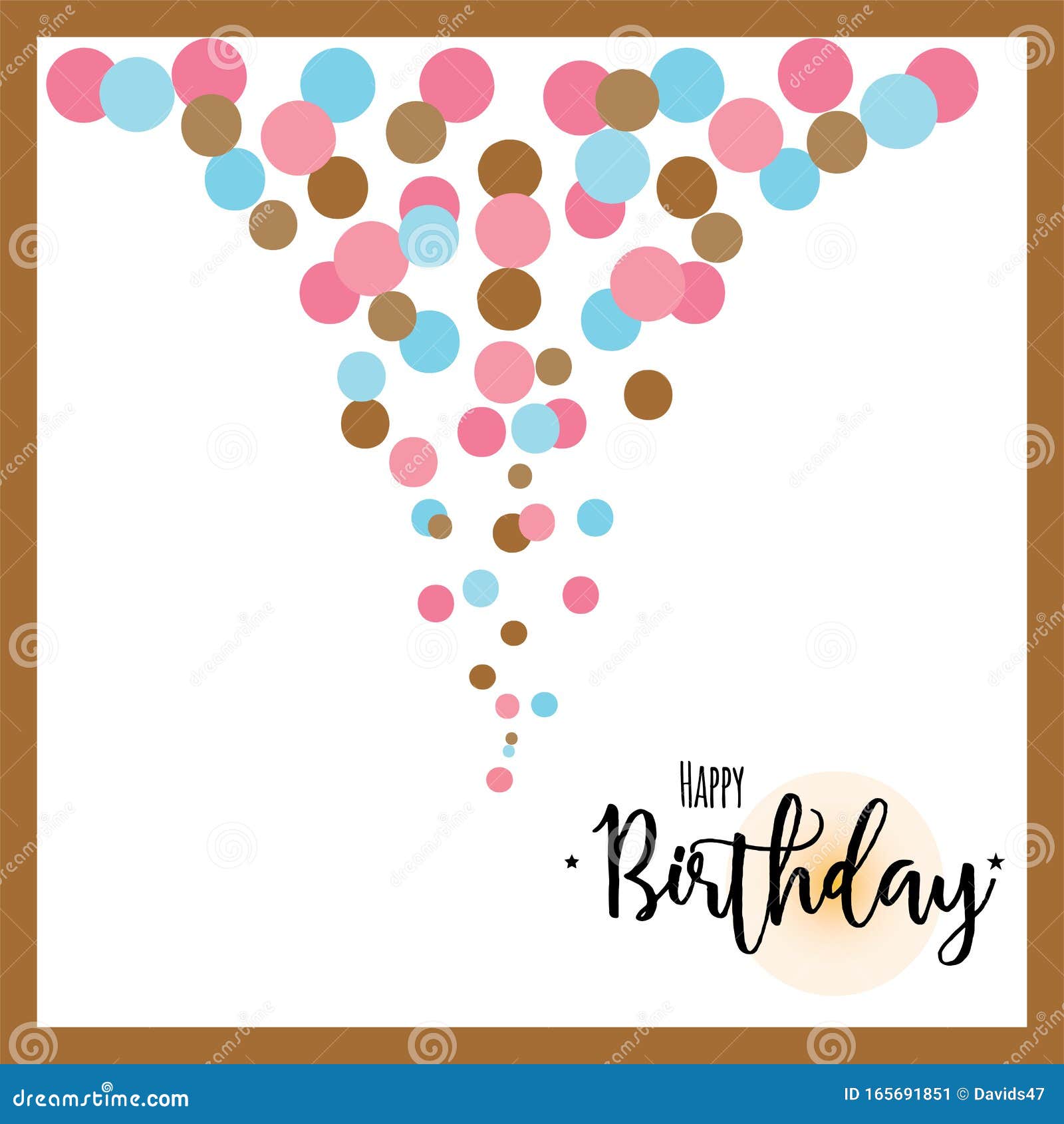 Birthday card illustration stock vector. Illustration of birthday ...