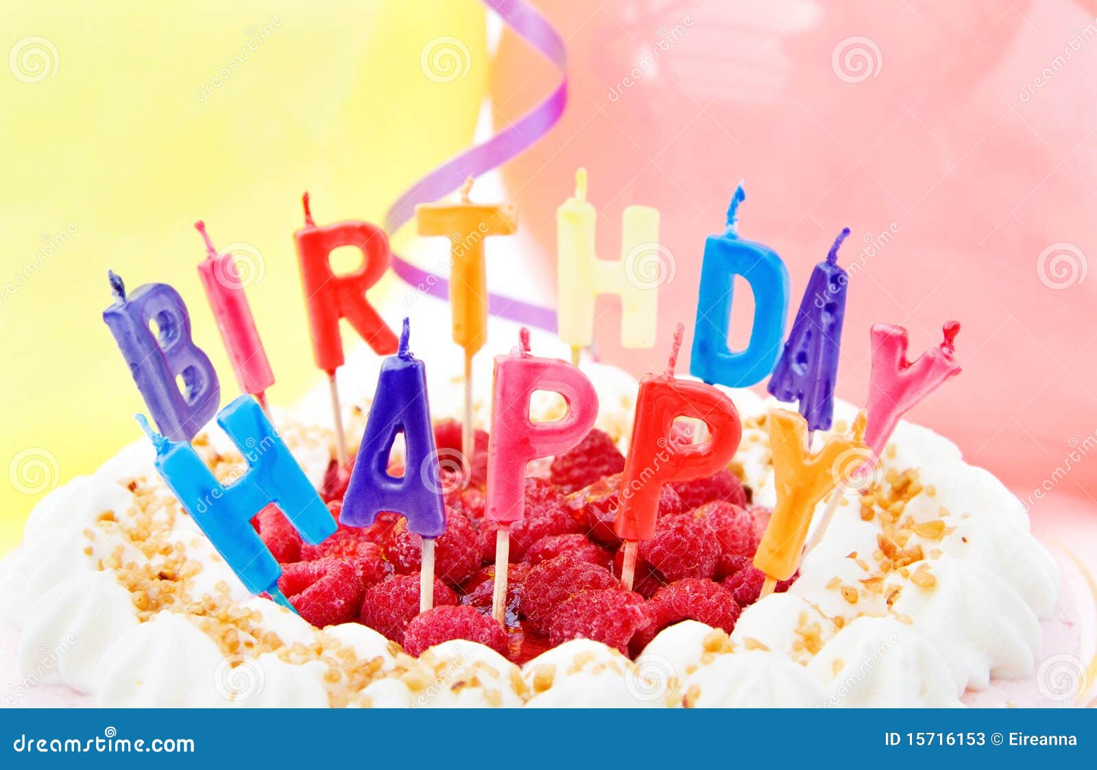 Birthday Celebration with Festive Cake Stock Image - Image of festive ...