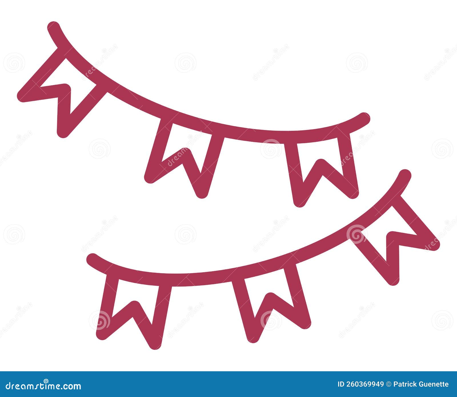 Birthday decorations, icon stock vector. Illustration of shiny - 260369949