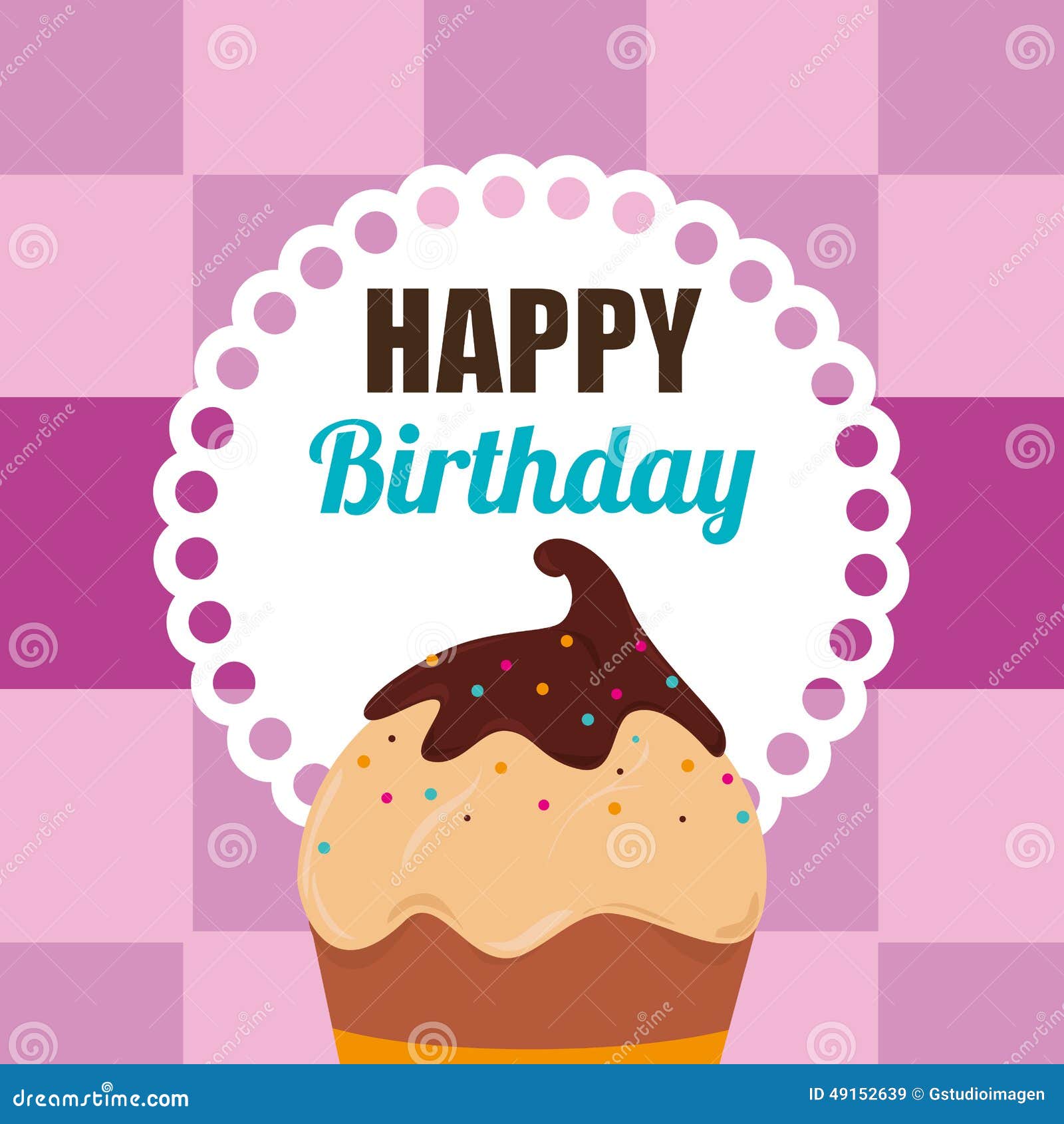 Birthday Design, Vector Illustration. Stock Vector - Illustration of ...